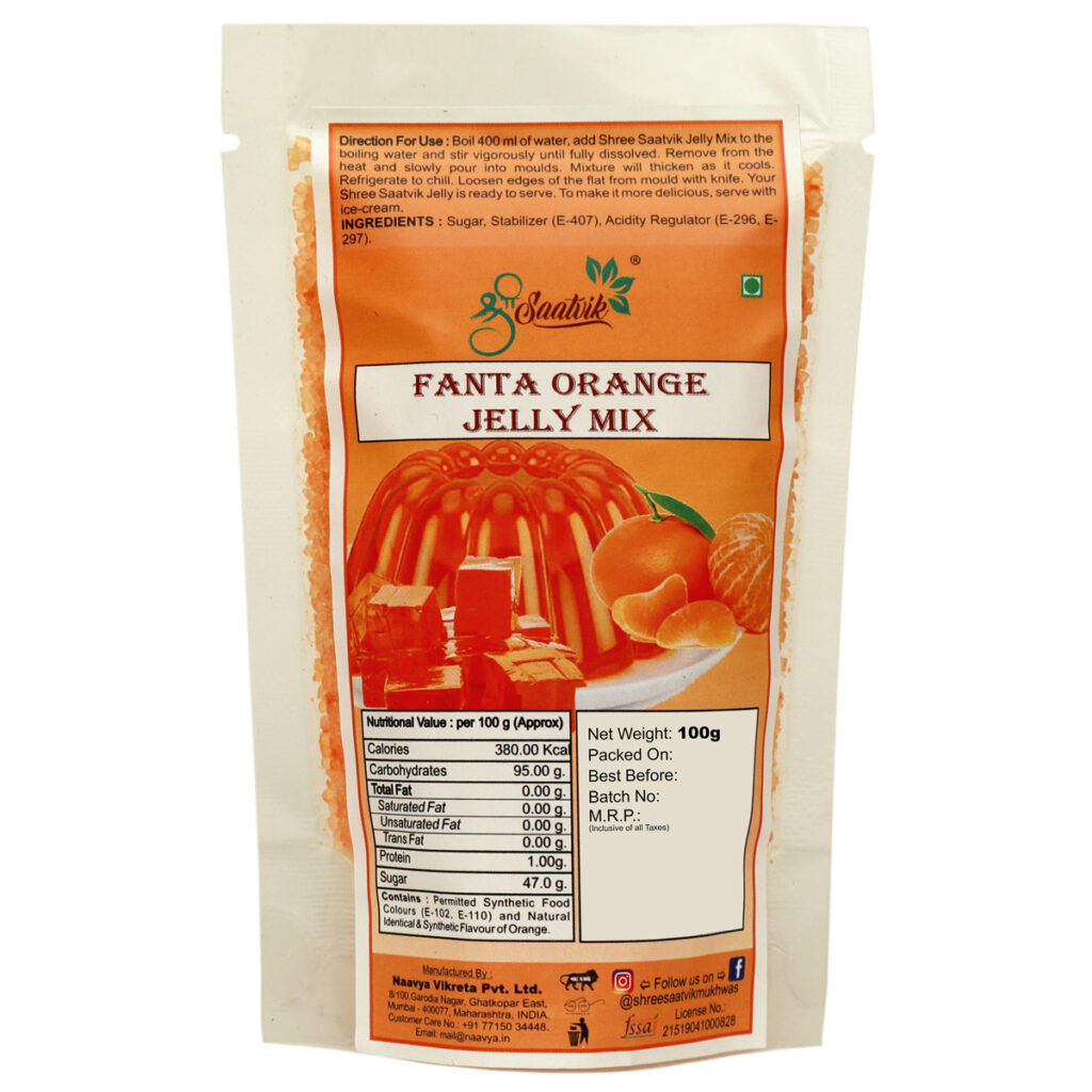 Fanta Orange Jelly Mix - Shree Saatvik